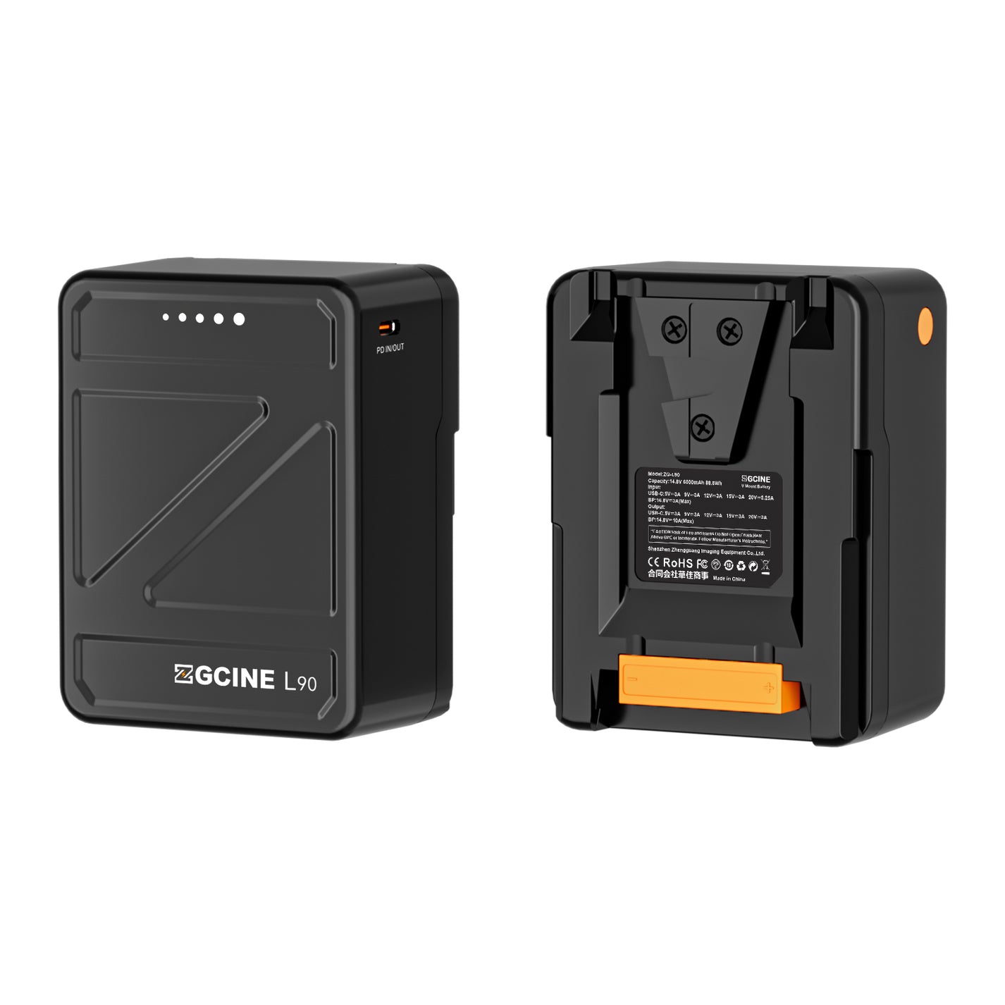 ZGCINE Creators Set with VP3 V-Mount Plate and L90 V-Mount Battery(3xD