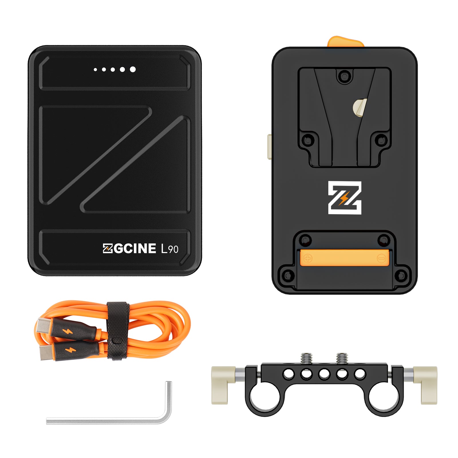 ZGCINE Creators Set with VP3 V-Mount Plate and L90 V-Mount Battery(3xD