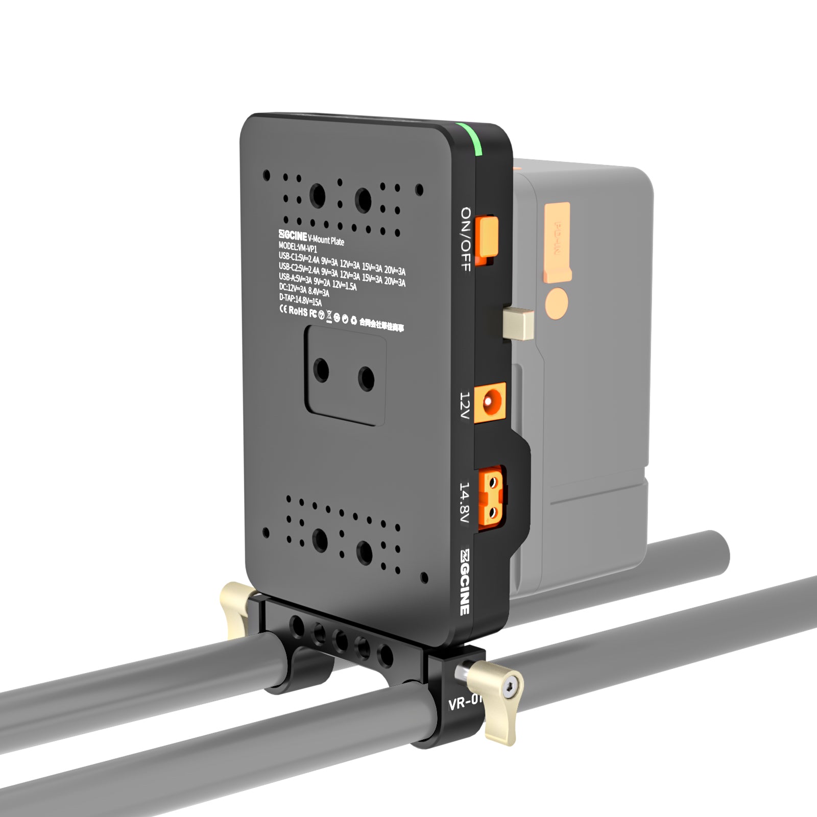 VM-VP1 Kit1 V Mount Battery Plate – ZGCINE